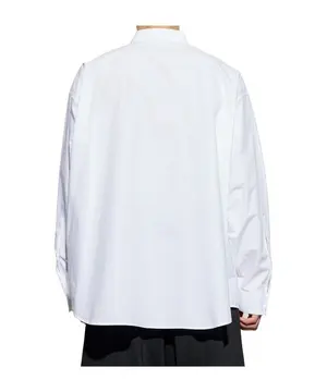 Balenciaga Logo Embroidered Long-sleeved Shirt
