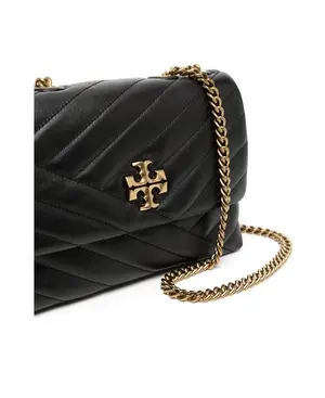 Tory Burch Kira Chevron Small Shoulder Bag - Black
