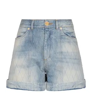 Balmain Denim Shorts For Women