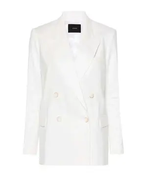 JOSEPH Double-breasted Blazer - White