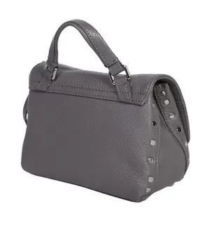 ZANELLATO Flap Shoulder Bag - Grey
