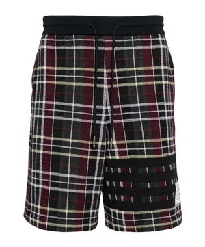 Thom Browne Checked Sweatshorts