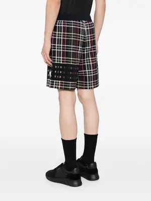 Thom Browne Checked Sweatshorts