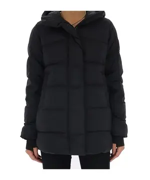 Canada Goose Logo Patch Quilted Down Jacket