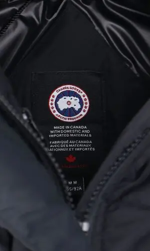 Canada Goose Logo Patch Quilted Down Jacket