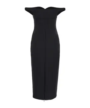 Philosophy Di Lorenzo Serafini Off-shoulder Midi Dress