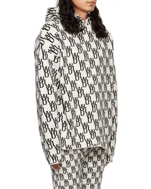We11Done Monogram Knitted Hoodie