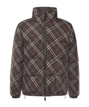 Burberry Reversible Check Snowdon Puffer Jacket - Black