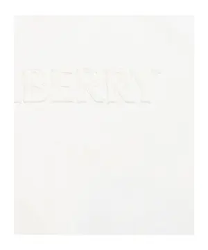 Burberry Logo Detailed Crewneck T-shirt - White
