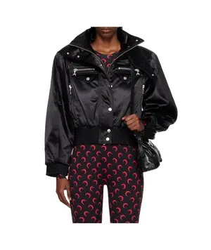 MARINE SERRE High Collar Bomber Jacket