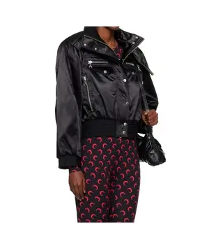 MARINE SERRE High Collar Bomber Jacket