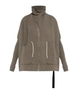 Rick Owens Oversized Zipped Sweatshirt - No