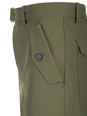 Maison Kitsuné Mid-waisted Straight-leg Trousers