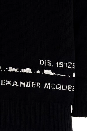 Alexander McQueen Graffiti Logo Intarsia Knitted Jumper - No