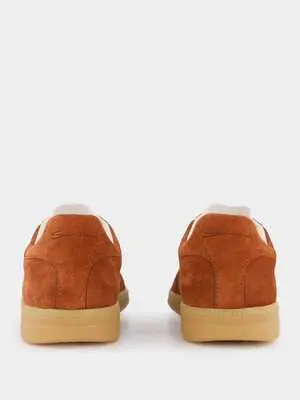 Santoni Lace-up Suede Sneakers