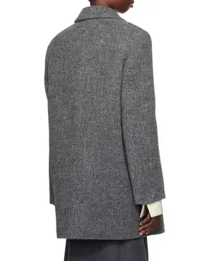 JIL SANDER Mélange Effect Felted Blazer