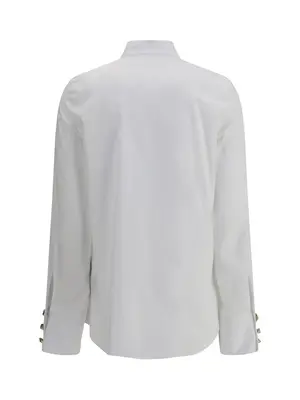 Balmain Ruffled Long-sleeved Shirt