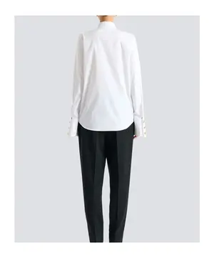 Balmain Ruffled Long-sleeved Shirt