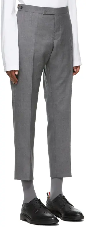 Thom Browne Tailored Pants Medium Grey - Medium Gray