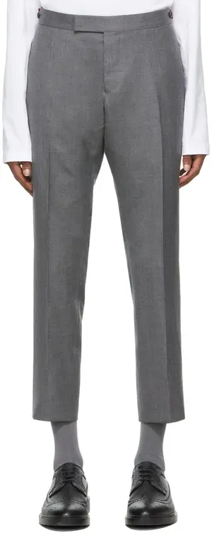 Thom Browne Tailored Pants Medium Grey - Medium Gray