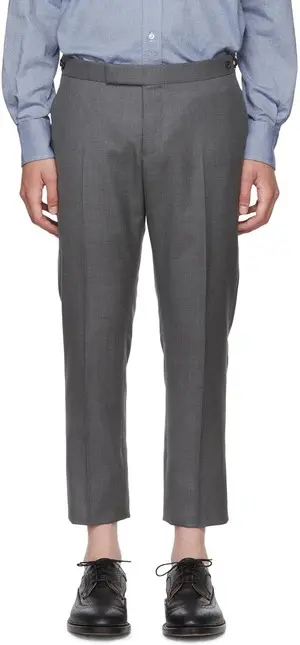 Thom Browne Tailored Pants Medium Grey - Medium Gray