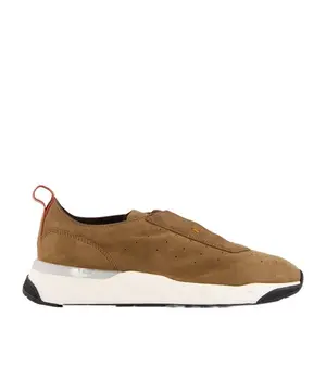 Santoni Leather Sneakers