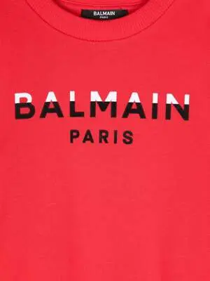 Balmain Logo-print Cotton Sweatshirt