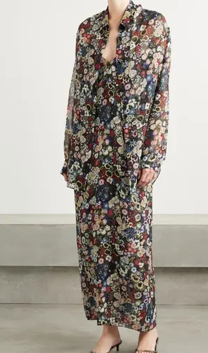 Khaite Taja Printed Maxi Dress