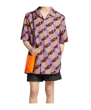 Gucci Graphic Print Short-sleeve Shirt - Beige