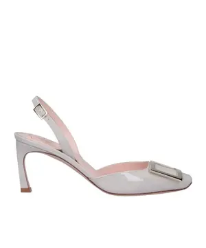 ROGER VIVIER Roger Vivier Trompette Buckle Slingback Pumps