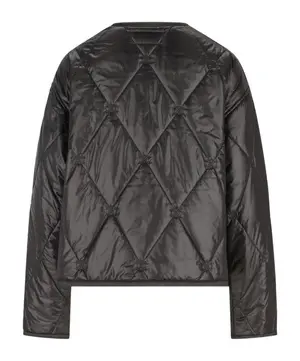 Celine Quilted Jacket In Light Nylon