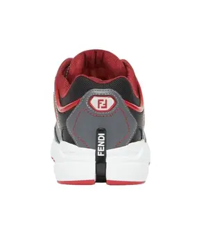 Fendi Forward Lace-up Sneakers - Black
