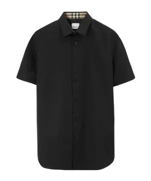 Burberry Equestrian Knight-motif Buttoned Shirt