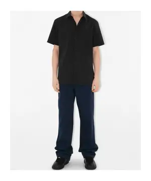 Burberry Equestrian Knight-motif Buttoned Shirt