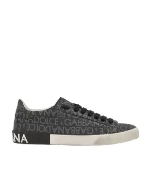 Dolce & Gabbana Portofino Low-top Sneakers - Black