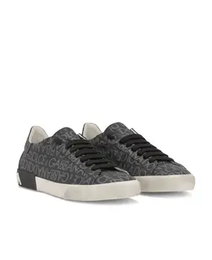 Dolce & Gabbana Portofino Low-top Sneakers - Black