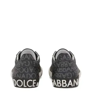 Dolce & Gabbana Portofino Low-top Sneakers - Black