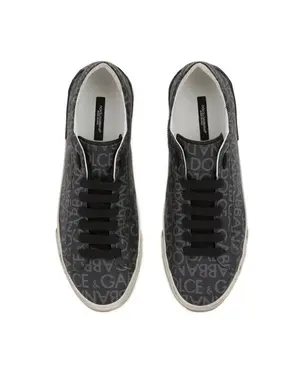 Dolce & Gabbana Portofino Low-top Sneakers - Black