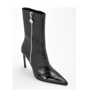 Versace Zip Stiletto Boots