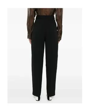 THE FRANKIE SHOP Doyer Pleated Wide-leg Trousers