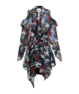Off-white Off The Shoulder Cocktail Dresses