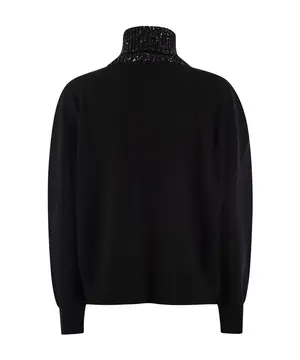 Fabiana Filippi Sequined High Neck Knitted Jumper