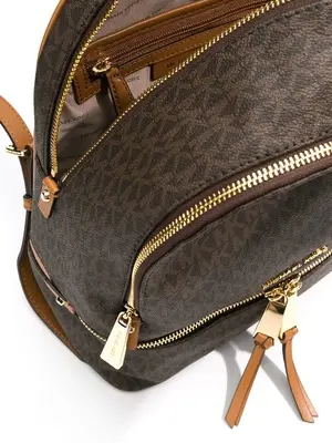 Michael Kors Rhea Monogram Medium Logo Backpack