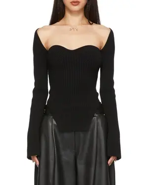 Khaite Maddy Ribbed Long-sleeve Top