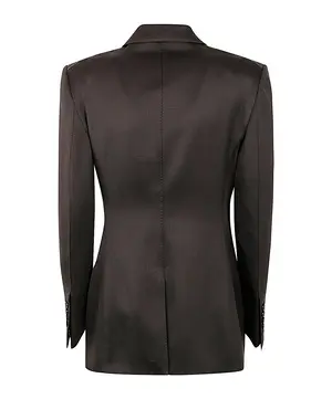 TOM FORD Double Breasted Blazer - Black