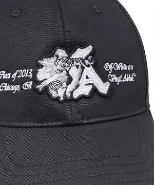Off-White Embroidered Cap