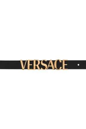 Versace Logo-lettering Belt
