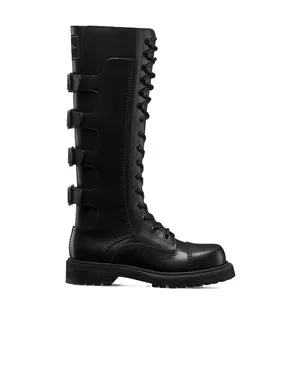 Dior Silver Tone Boots For Women