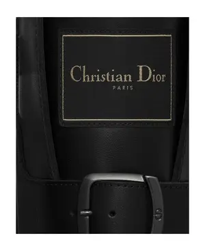Dior Knee-high Combat Boots With Buckle And Zip Closure