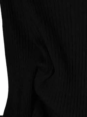 Versace Ribbed-knit Wool Jumper - Black